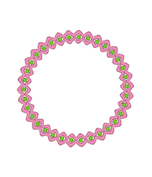 Ric Rack Circle – NellyBelle Designs