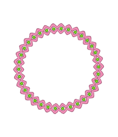 Ric Rack Circle – NellyBelle Designs