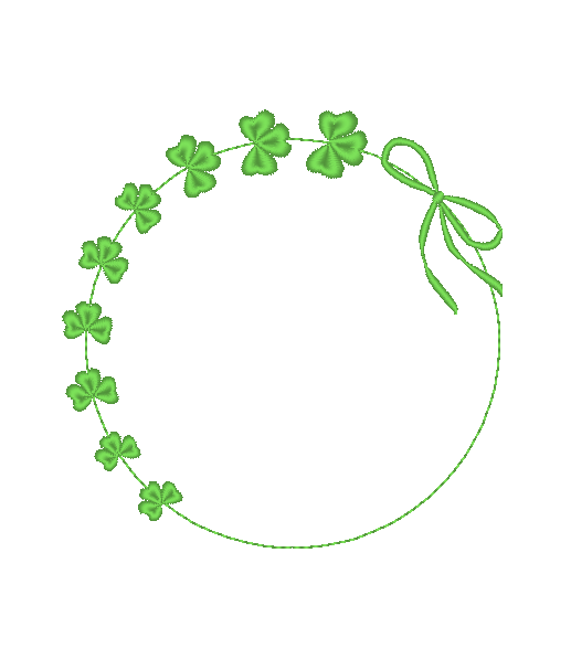 String of Shamrocks – NellyBelle Designs