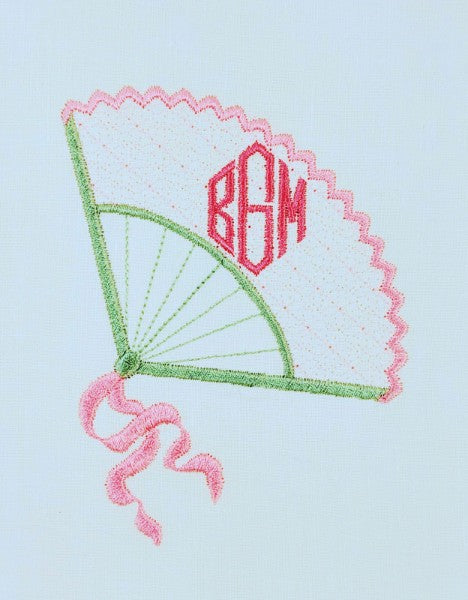 Fan with Ribbon – NellyBelle Designs