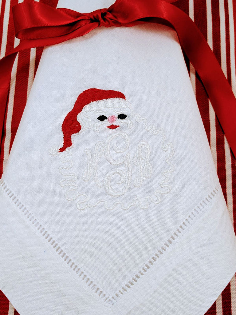 Santa Face Monogram Frame – NellyBelle Designs